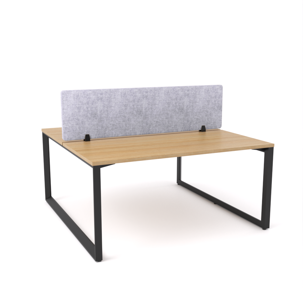 California Office Workstations (Loop Legs) 2-User Double-Sided Desk Wi