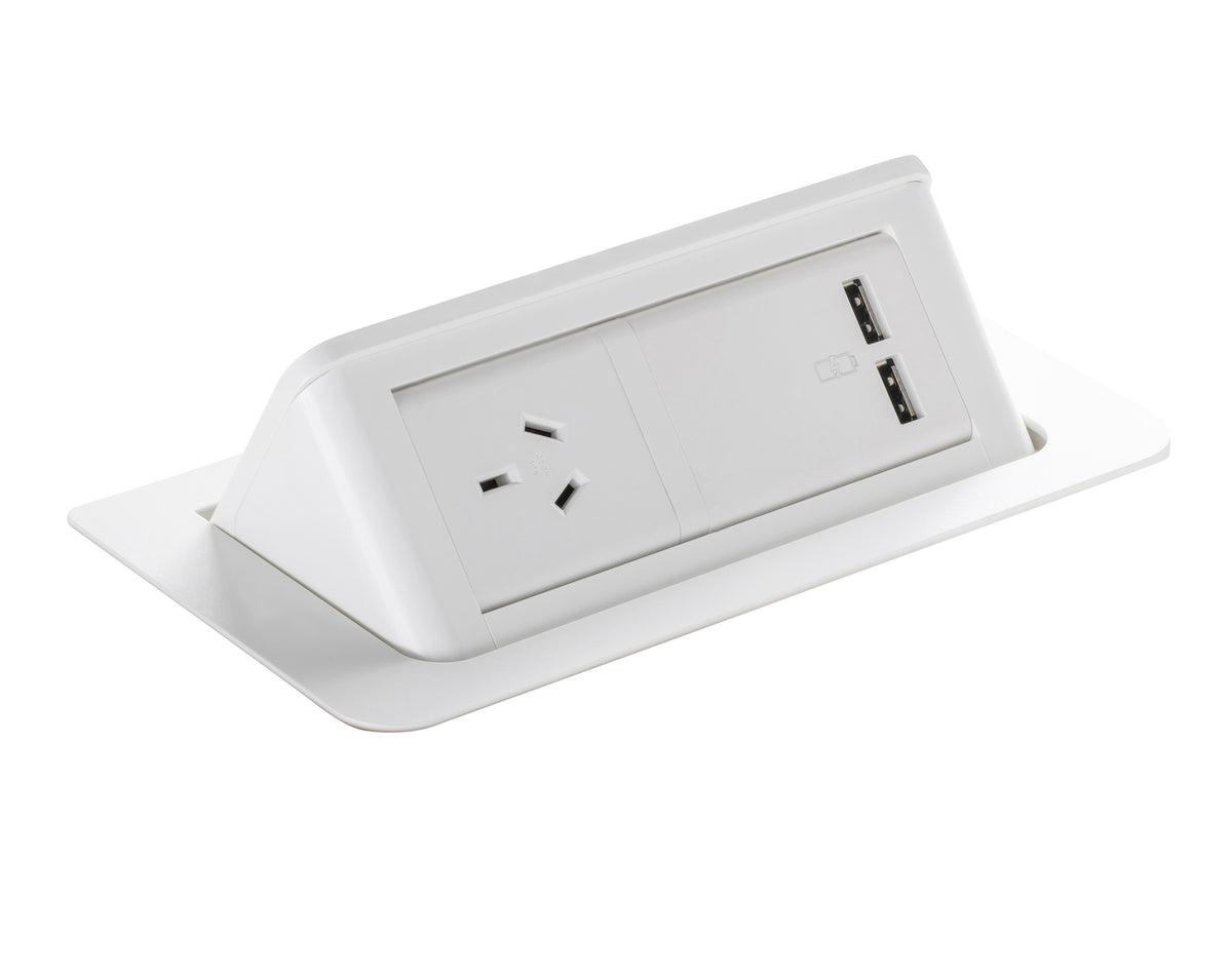 In-Desk Charging Stations & Power Docks | Elite Office Furniture