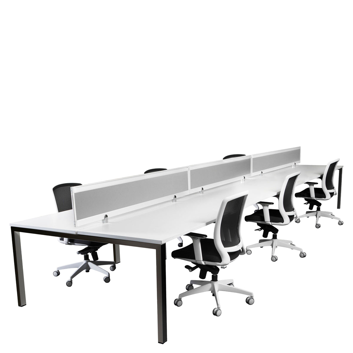 6 Person Office Workstation Desks | Elite Office Furniture