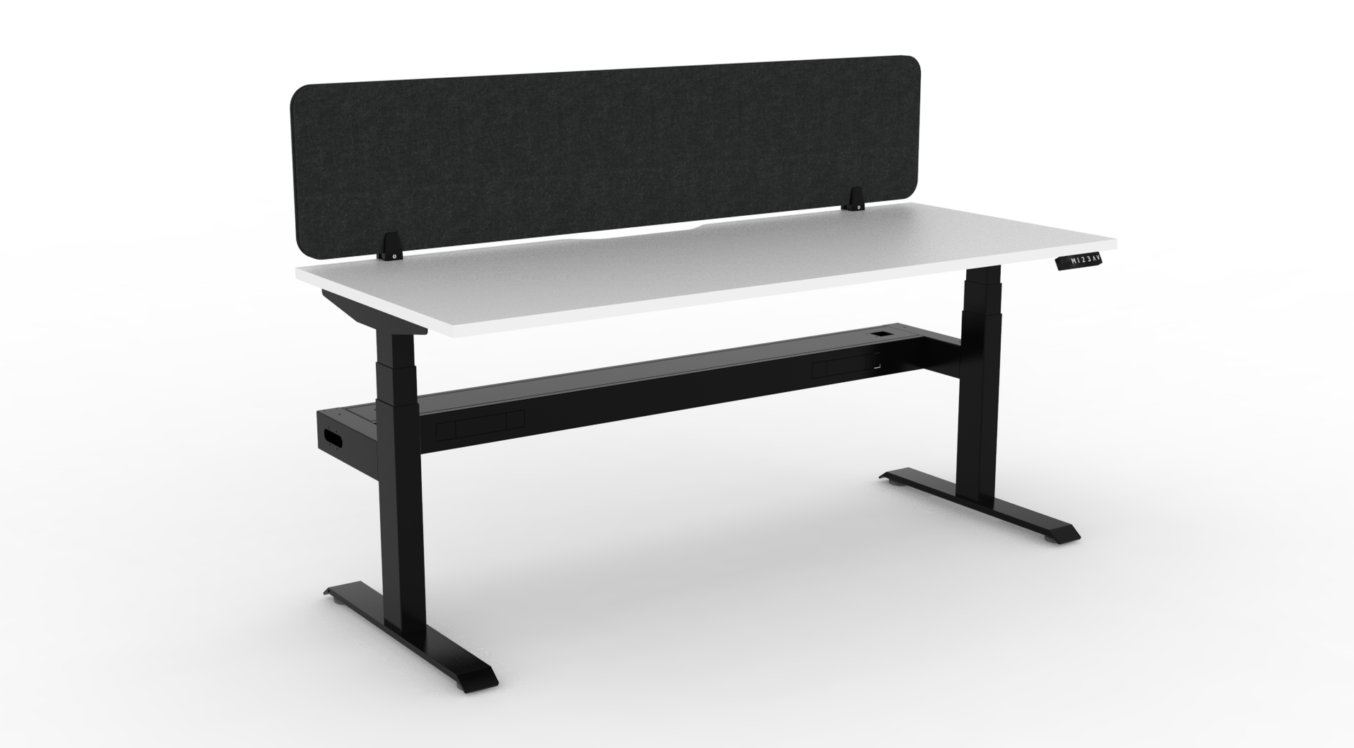 BOOST Plus + Electric Height Adjustable Single Sided Workstation with