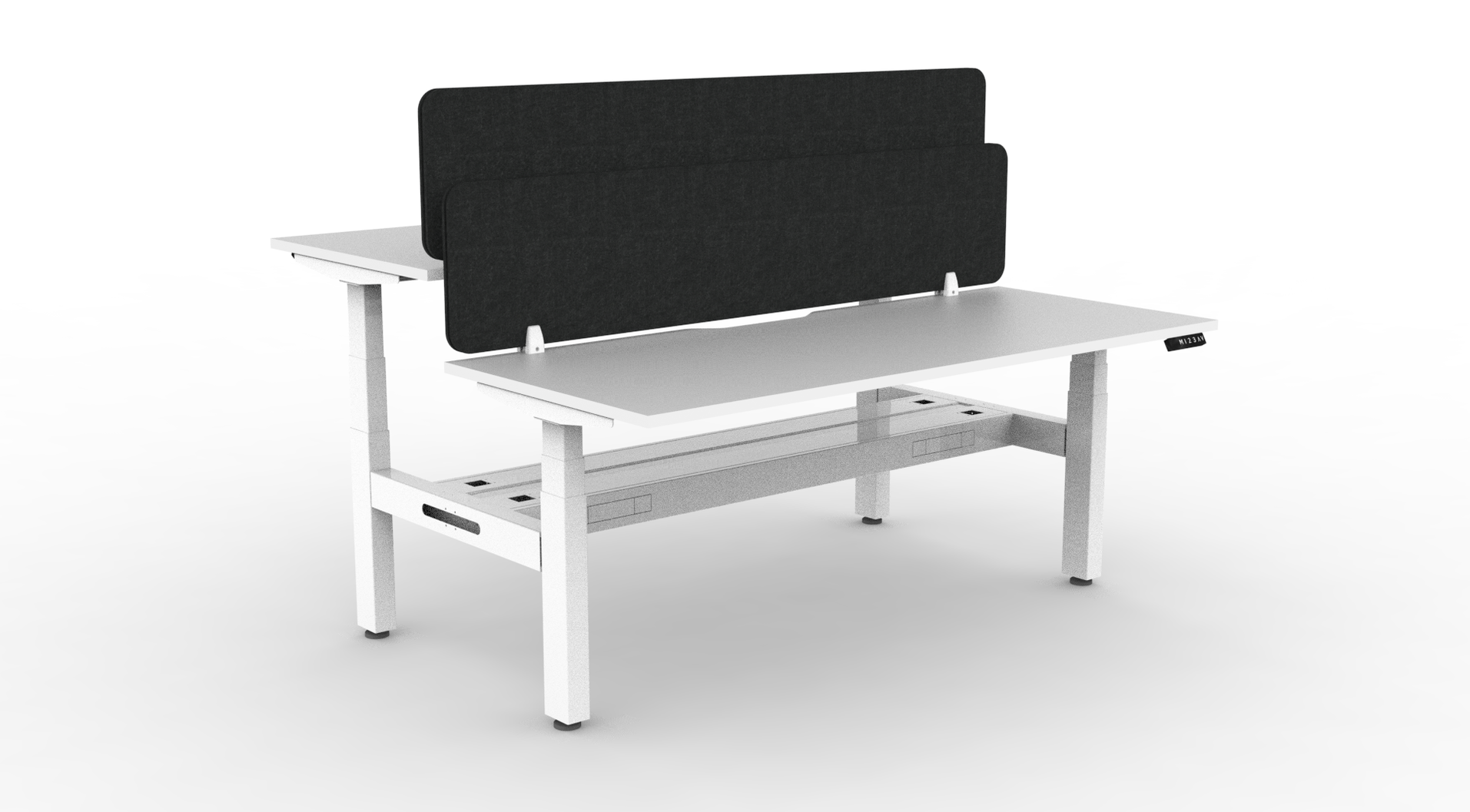 BOOST Plus + Electric Height Adjustable Back to Back Workstation with