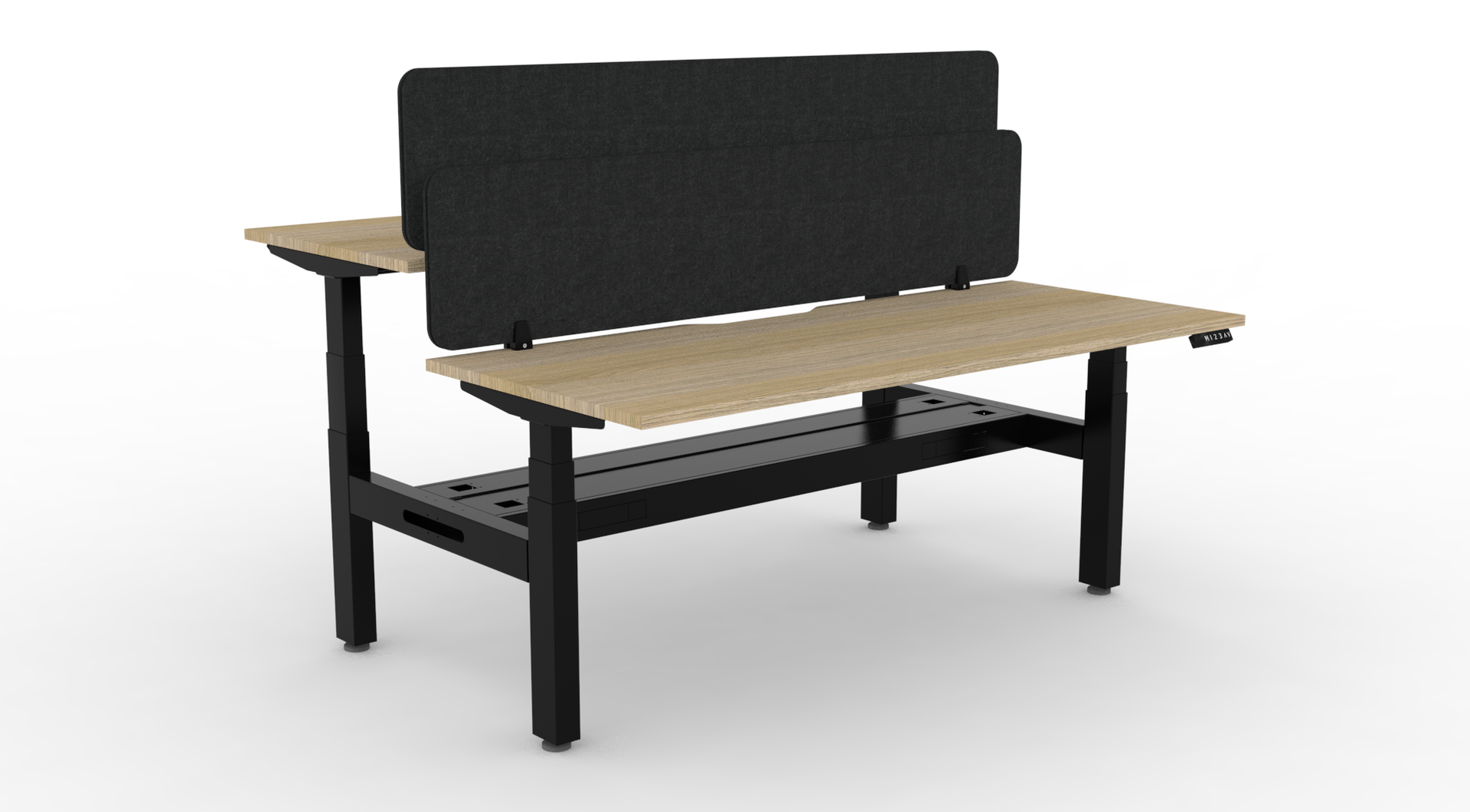 BOOST Plus + Electric Height Adjustable Back to Back Workstation with