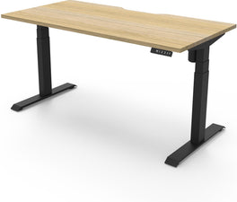 Sit Stand Electric Standing Desk, Dual Motors, Workstation Boost+ Plus