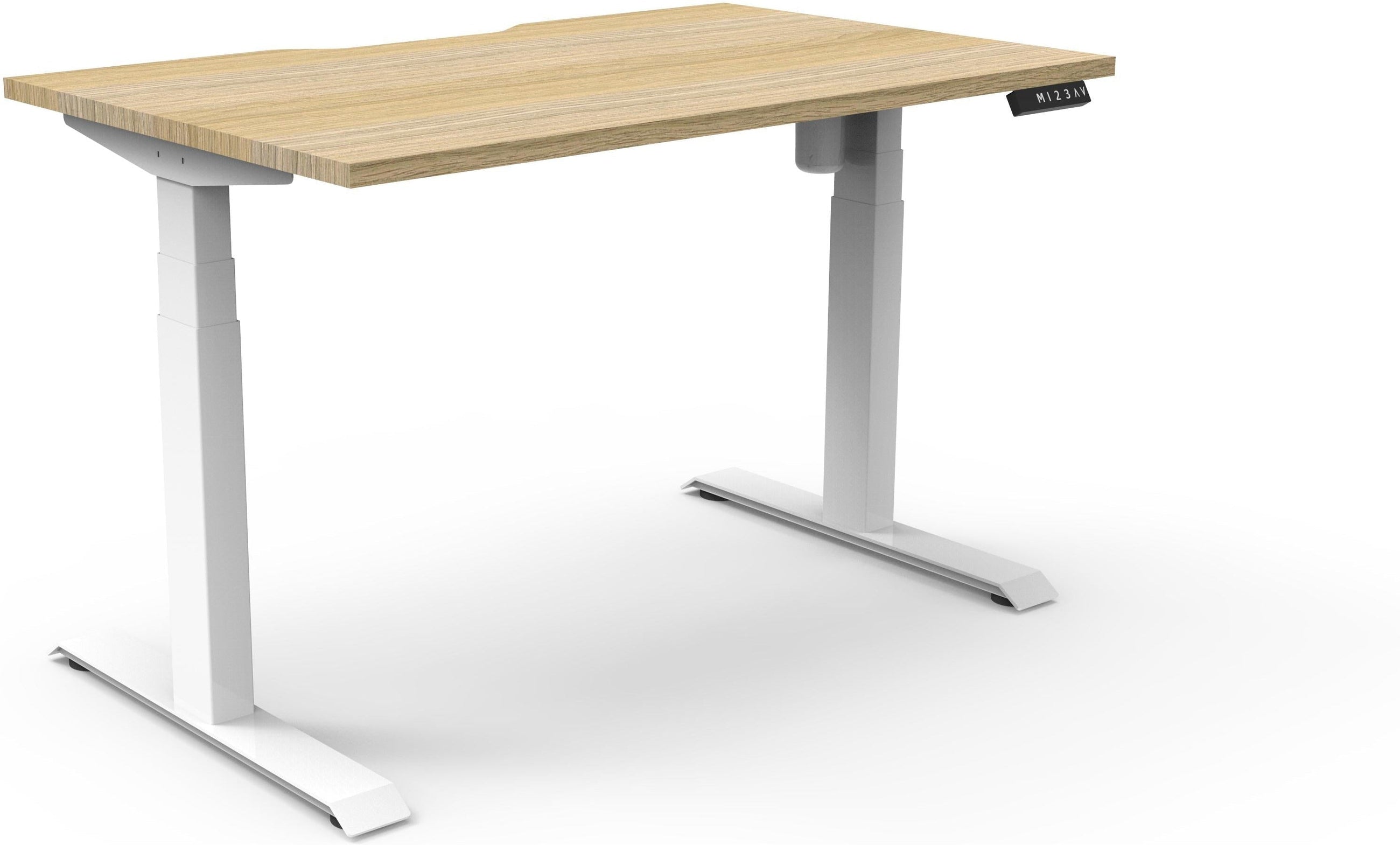 Sit Stand Electric Standing Desk, Dual Motors, Workstation Boost+ Plus