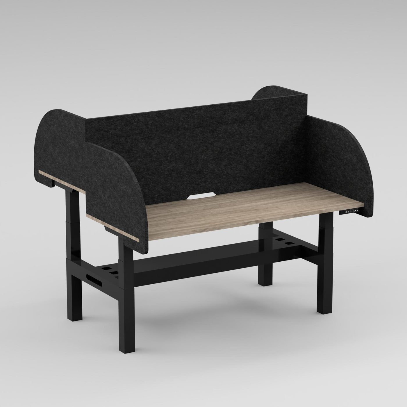 Standing Desk, Dynamo Plus + Electric Height Adjustable Double Sided ...