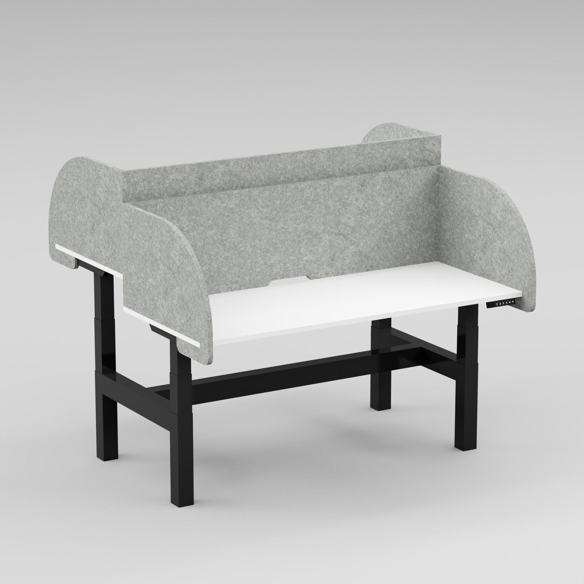 Standing Desk, Dynamo Plus + Electric Height Adjustable Double Sided ...