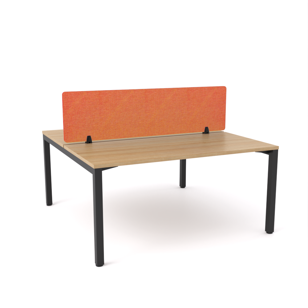 California Office Workstations (Straight Legs) 2-User Double-Sided Desk ...