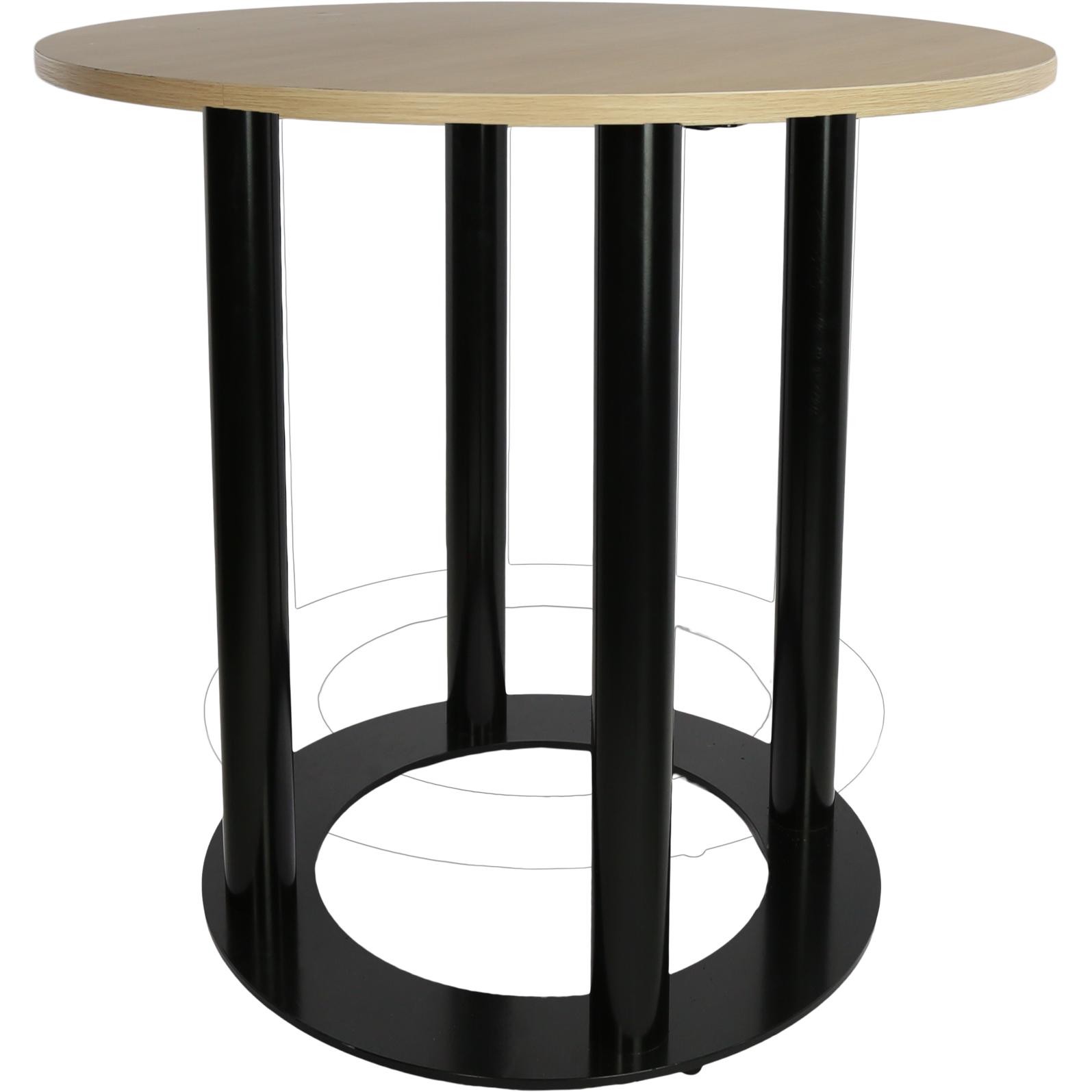 Durafurn Isaac BAR Height Halo Base 749DIA