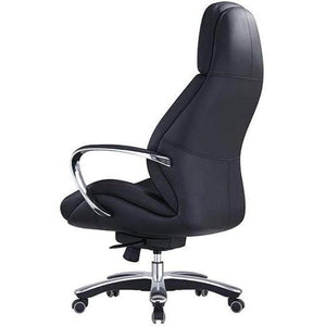 Boardroom Meeting Chair, Black Leather, Magnum Range, Style Ergonomics