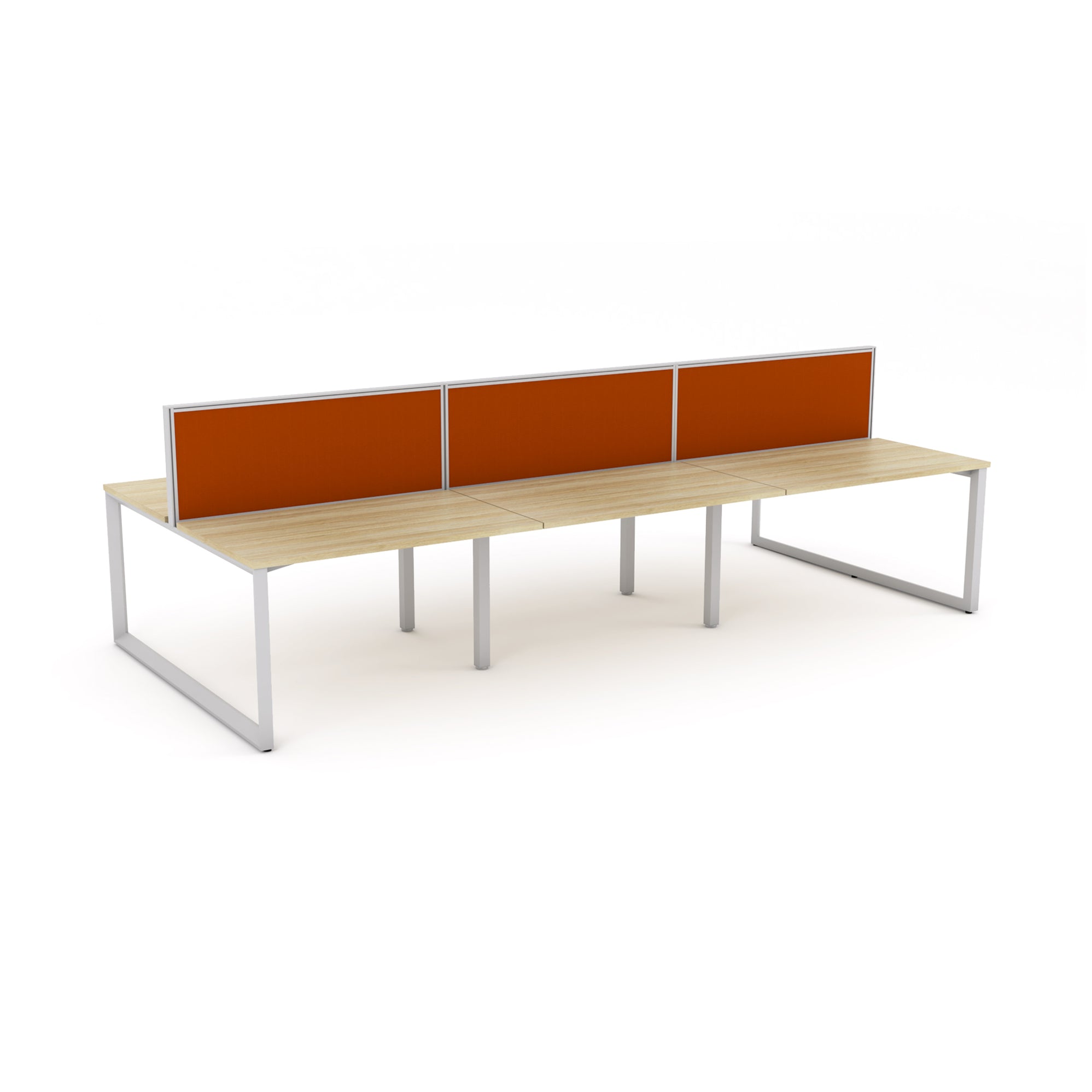 6 Person Office Workstation Desks | Elite Office Furniture