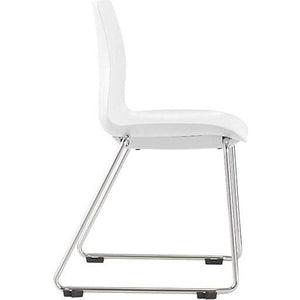 Pod Conference Chair, Stackable and Linkable, Black White Red