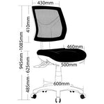 Rio Range - Office Ergonomic Mesh Desk Chair, Style Ergonomics