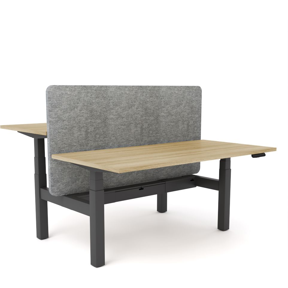Dynamo Plus - Electric Height Adjustable Double Sided Workstation With