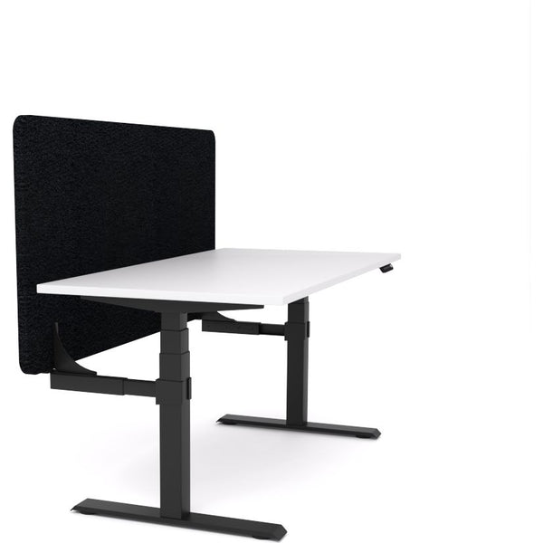 Dynamo Plus - Electric Height Adjustable Single Workstation With Scree