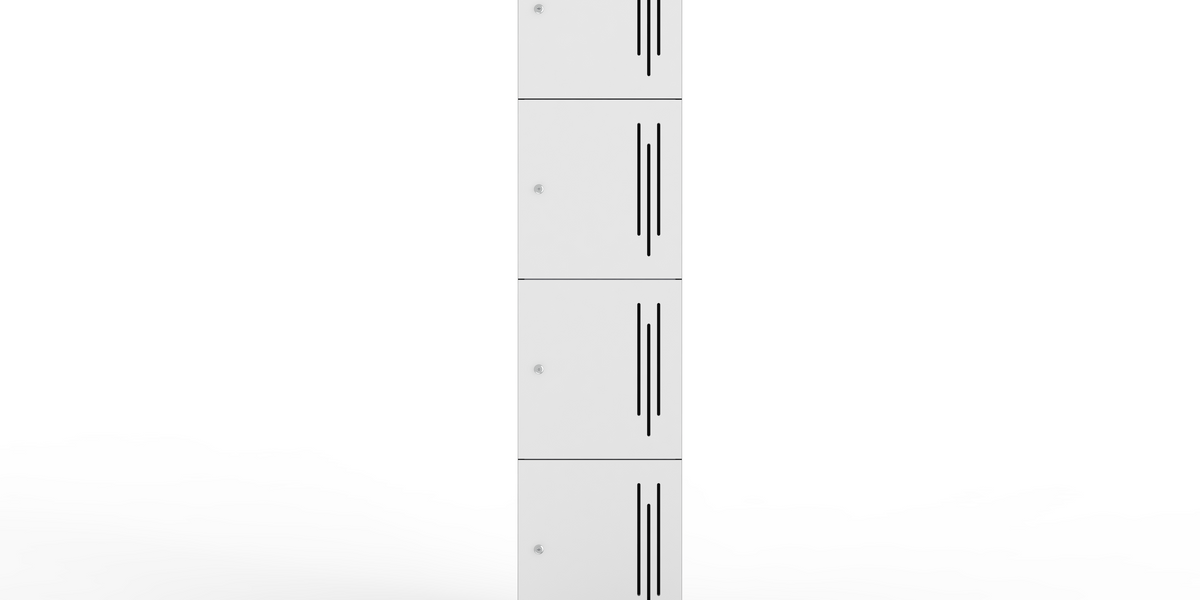 Steelco 4 Door Laminate Locker