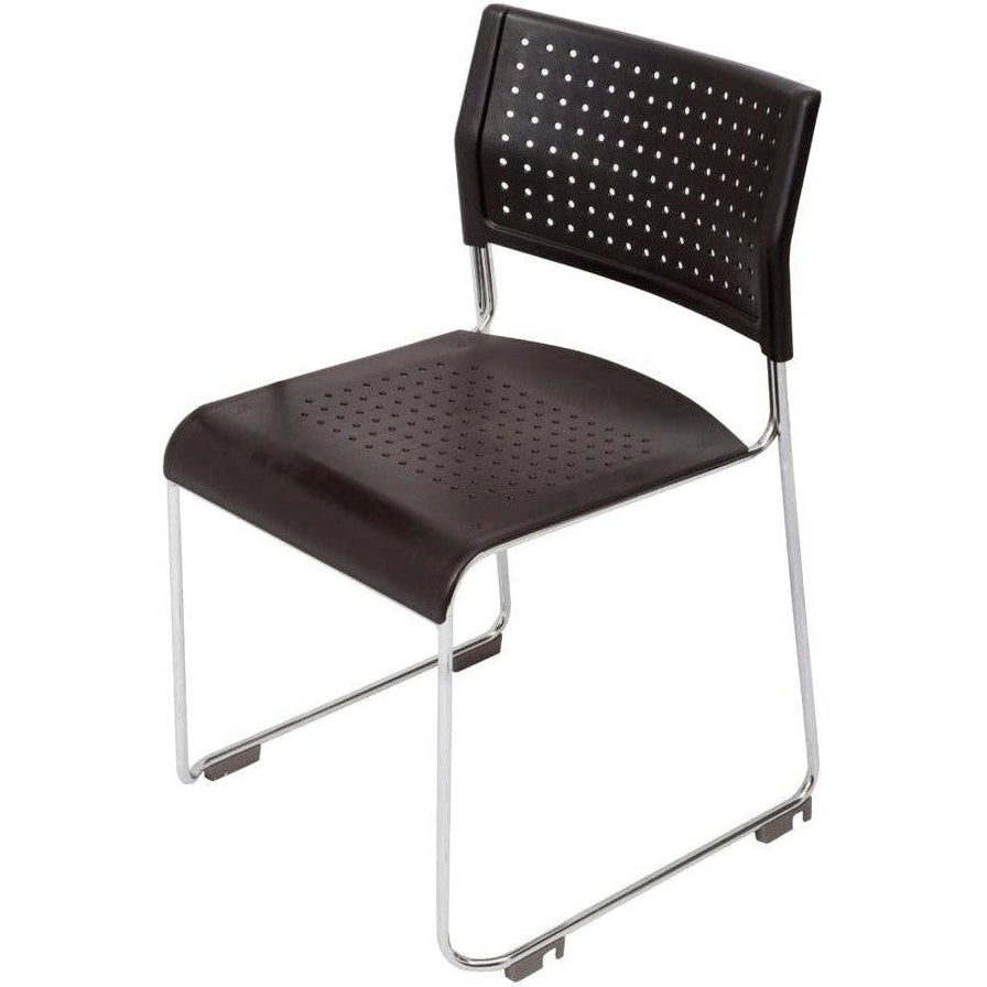 Wimbledon Stackable Linkable Conference Office Chair Black
