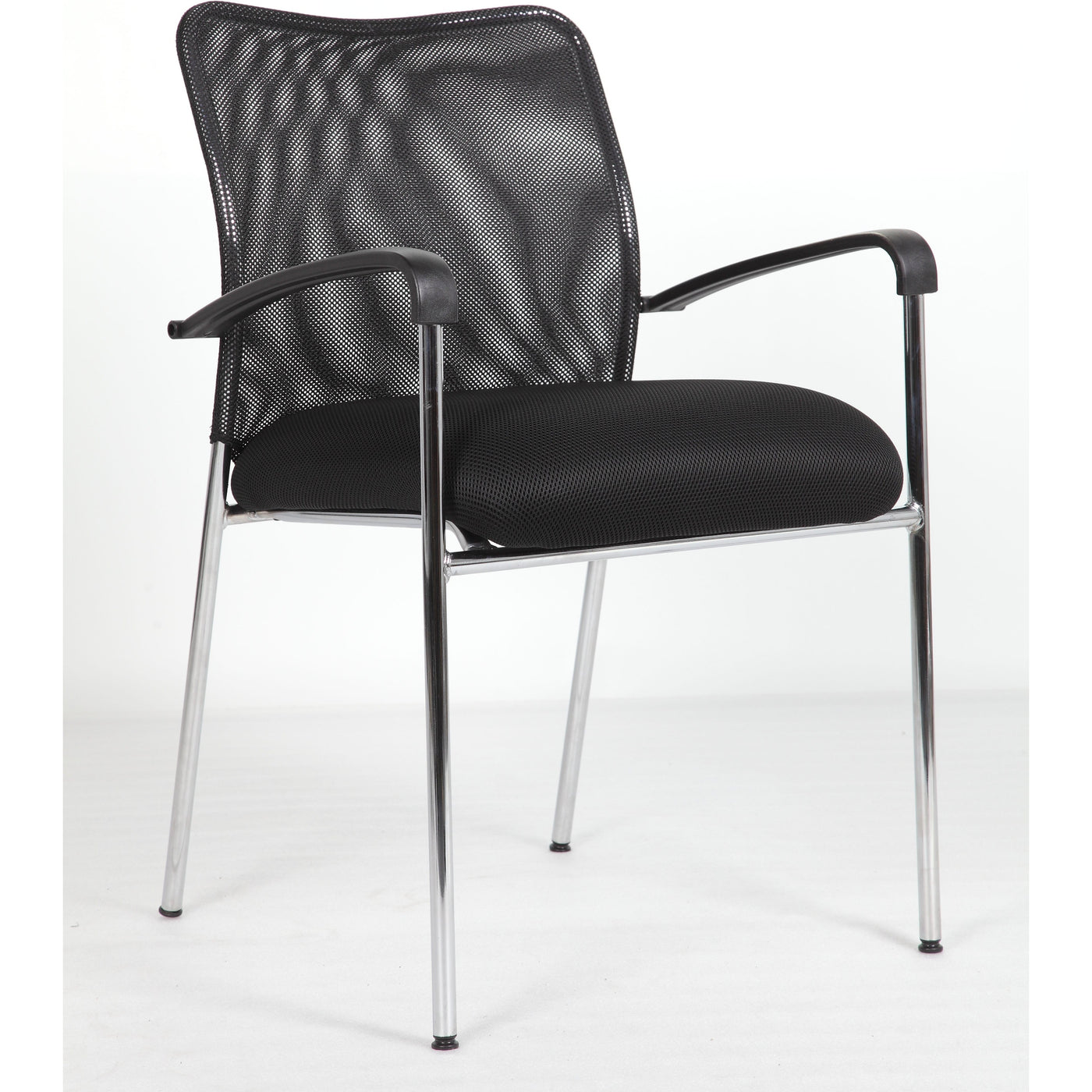 Studio Mesh Stackable Conference Office Visitor Training Event Chair Black YS41