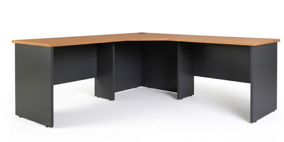 Logan Corner Workstation - Beach/Ironstone (Black Friday)
