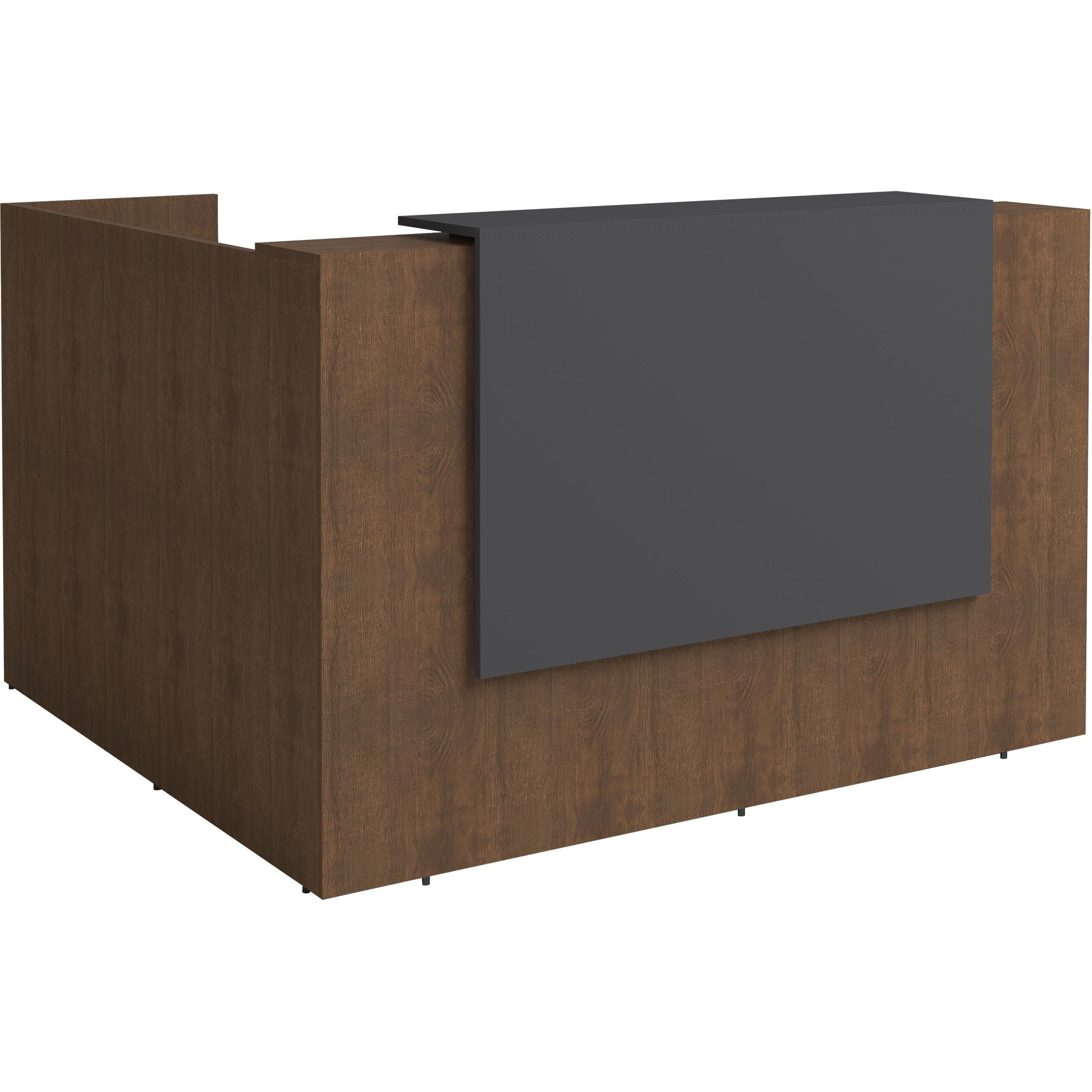 Regal Walnut Premier Sorrento Reception Counter | OM Premier Range ...