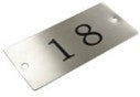 Heavy Duty Locker Number Plate
