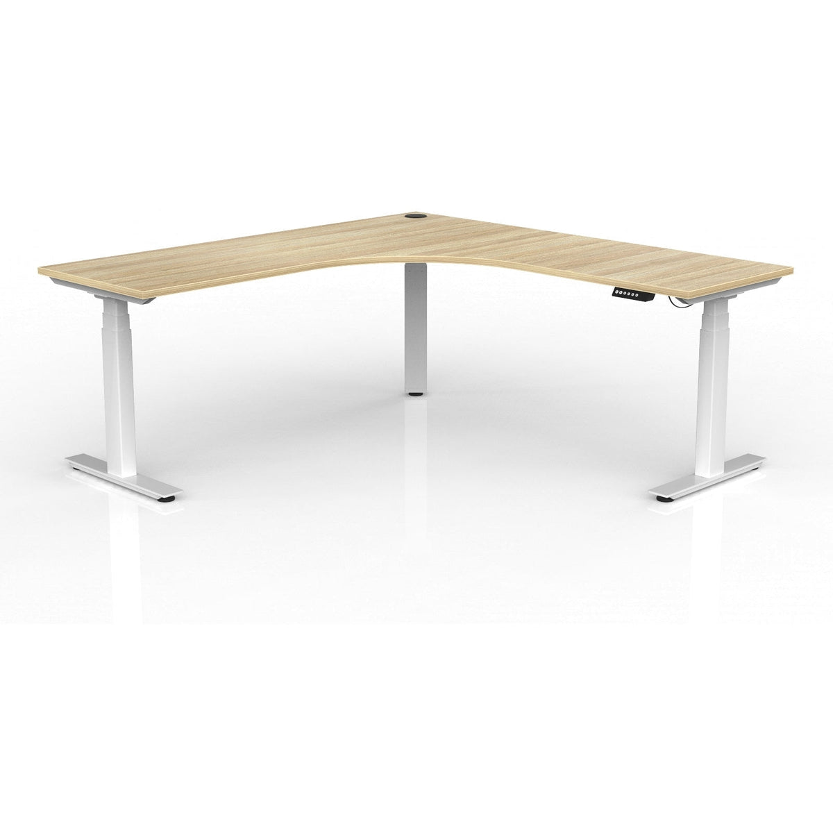 Agile+ Electric Height Adjustable Corner Workstation