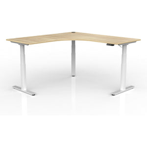 Agile+ Electric Height Adjustable Corner Workstation