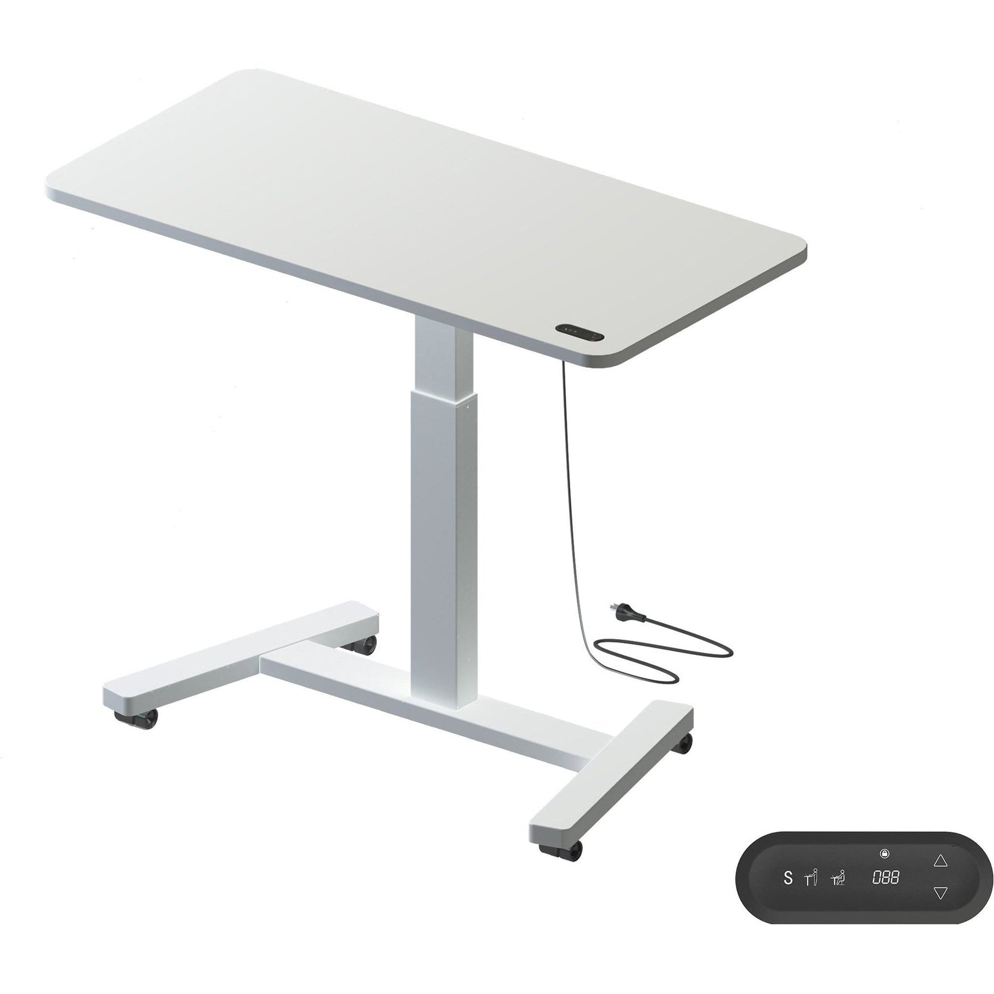 Electric Cordless , Sit to Stand Desk, Rechargeable Battery Mobile ...