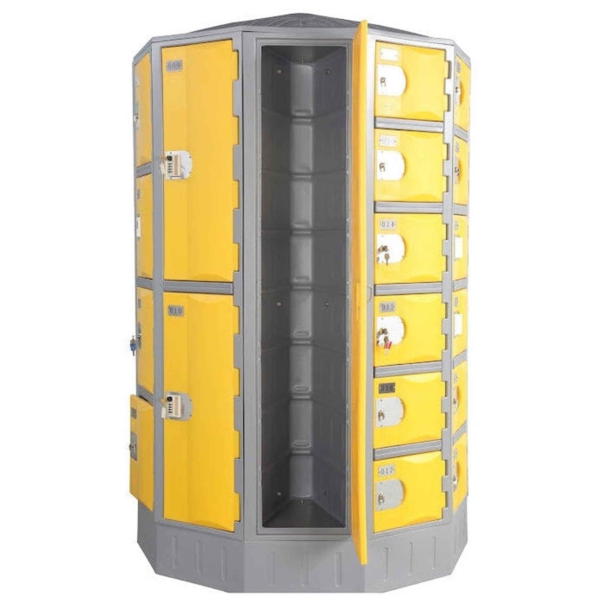 Circular Plastic Lockers