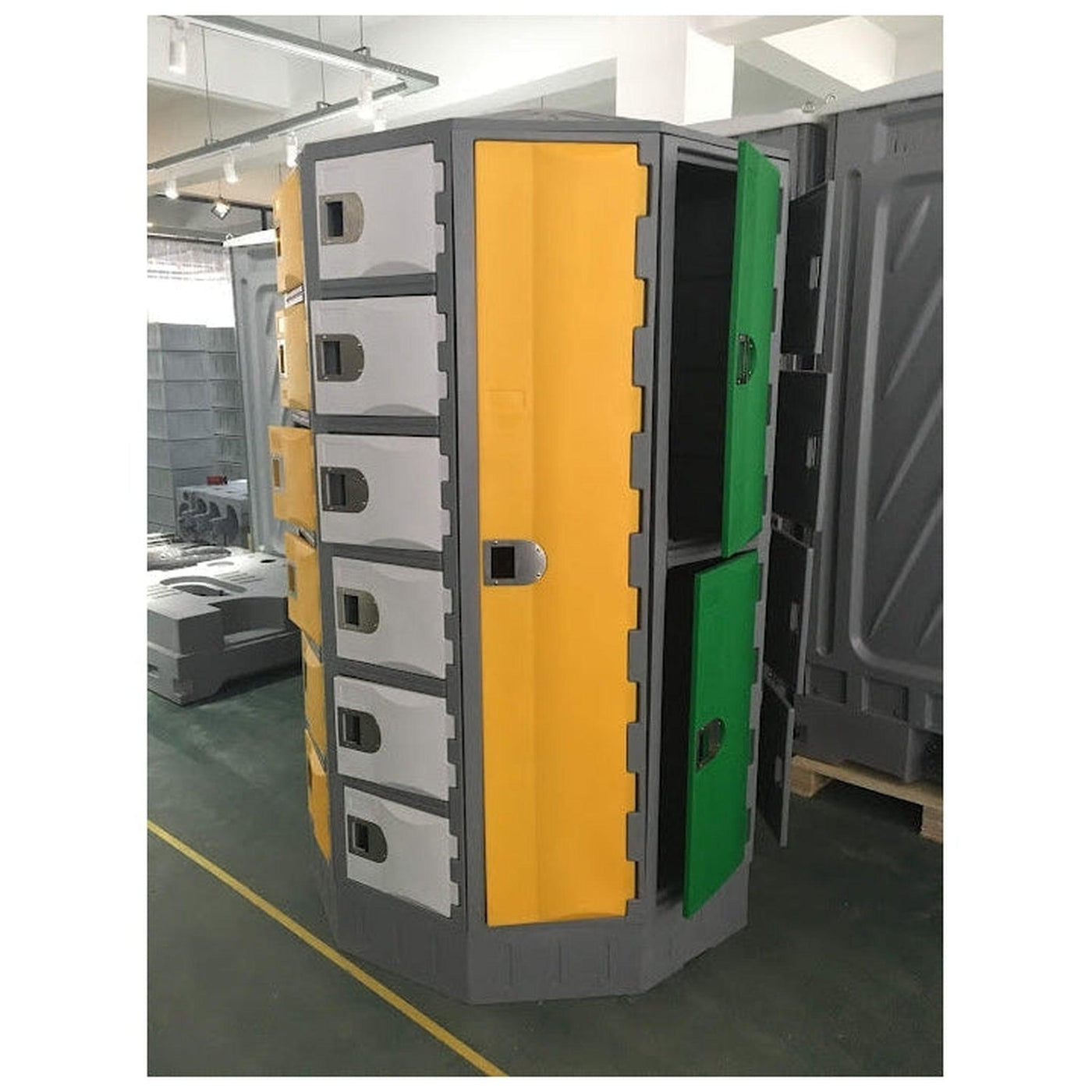 Steelco Carousel Circular Plastic Lockers