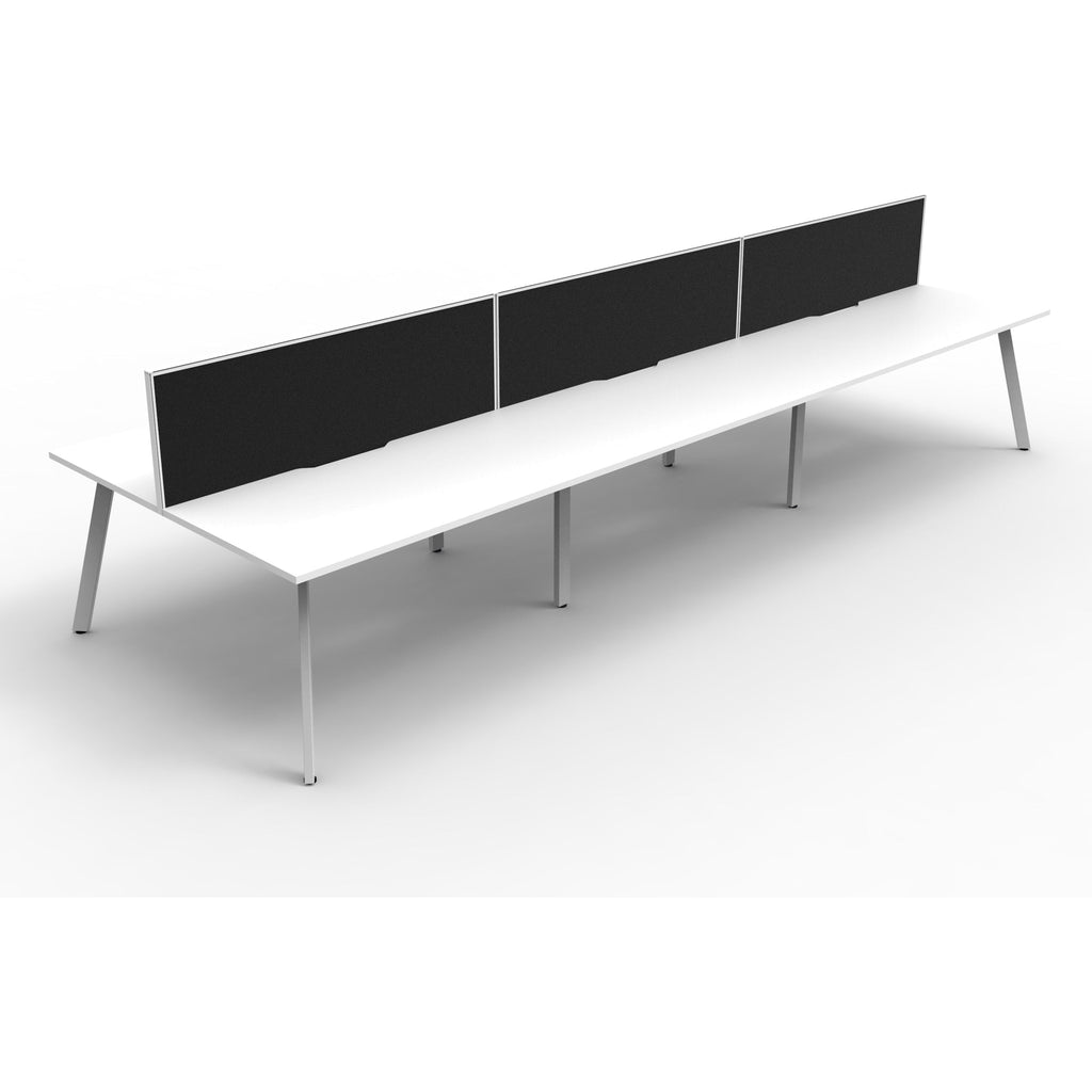 6 Person Office Workstation Desks | Elite Office Furniture