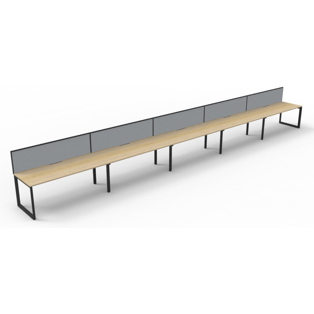 Office Workstations, 5 Person Office Desks Deluxe Rapid Infinity Office ...