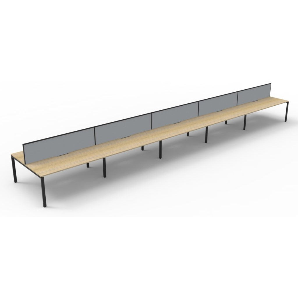 Office Workstations, 10 Person Office Desks Deluxe Rapid Infinity ...