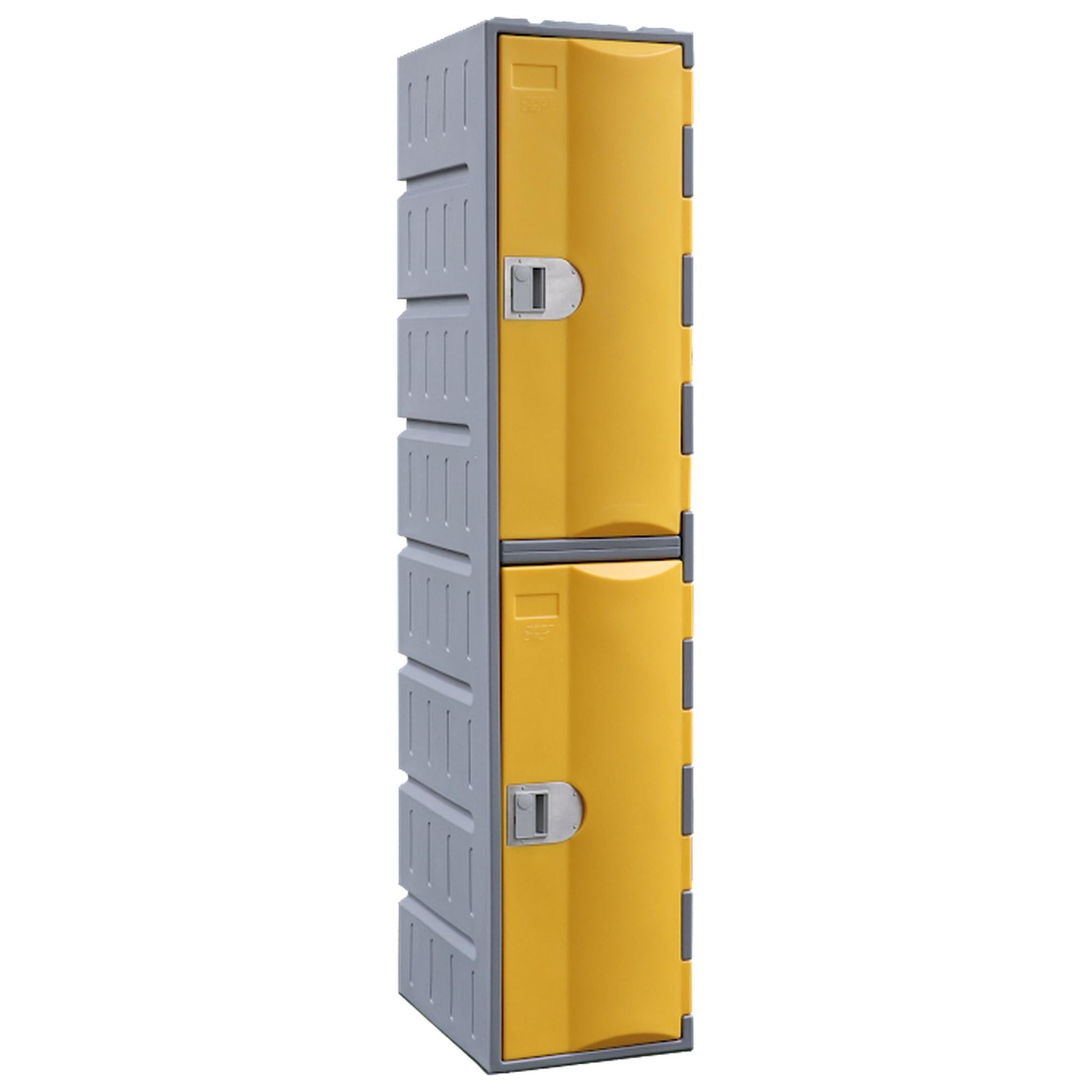 Steelco Heavy Duty Plastic Lockers 2 Tiers Full Height