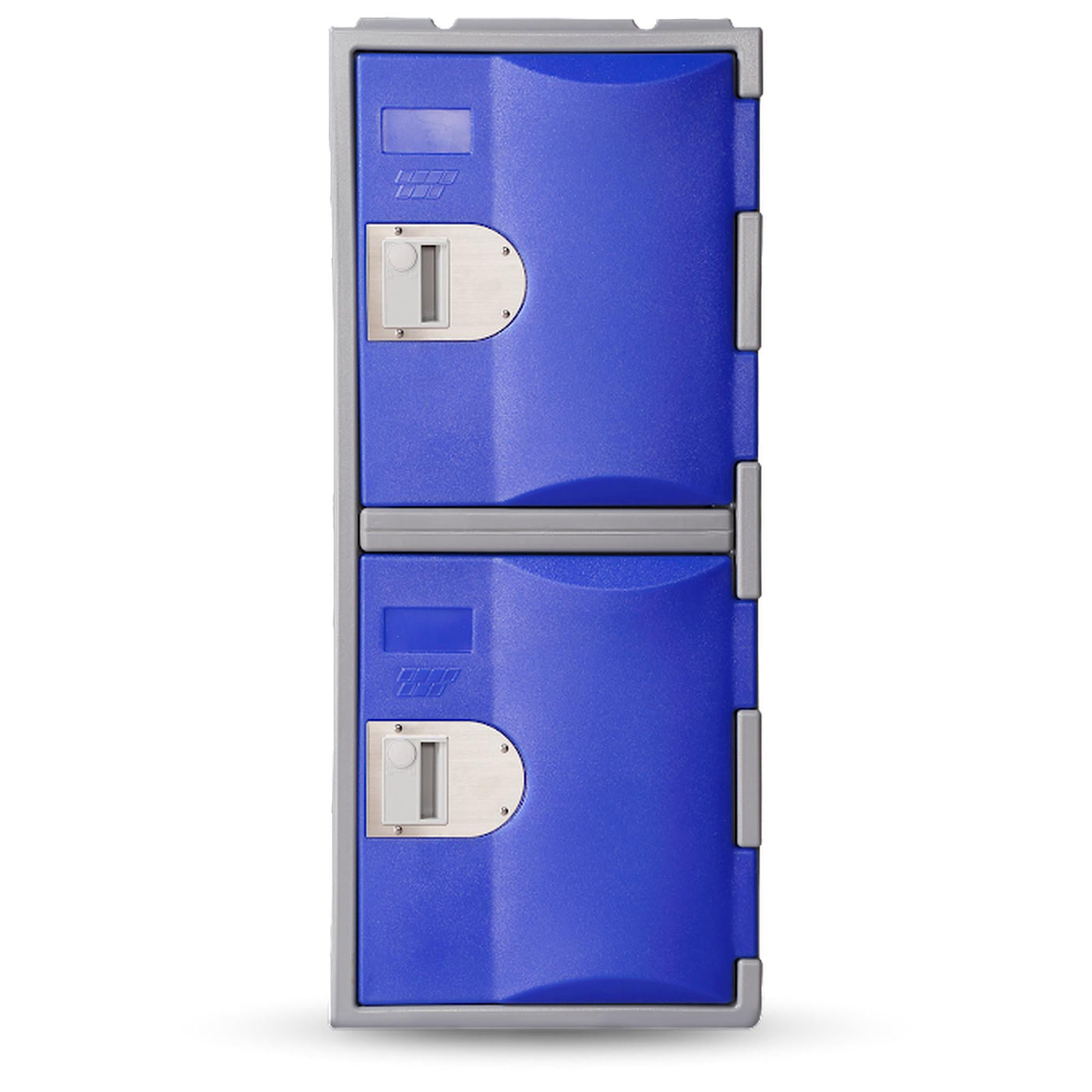 Steelco Heavy Duty Plastic Lockers 2 Tiers Half Height