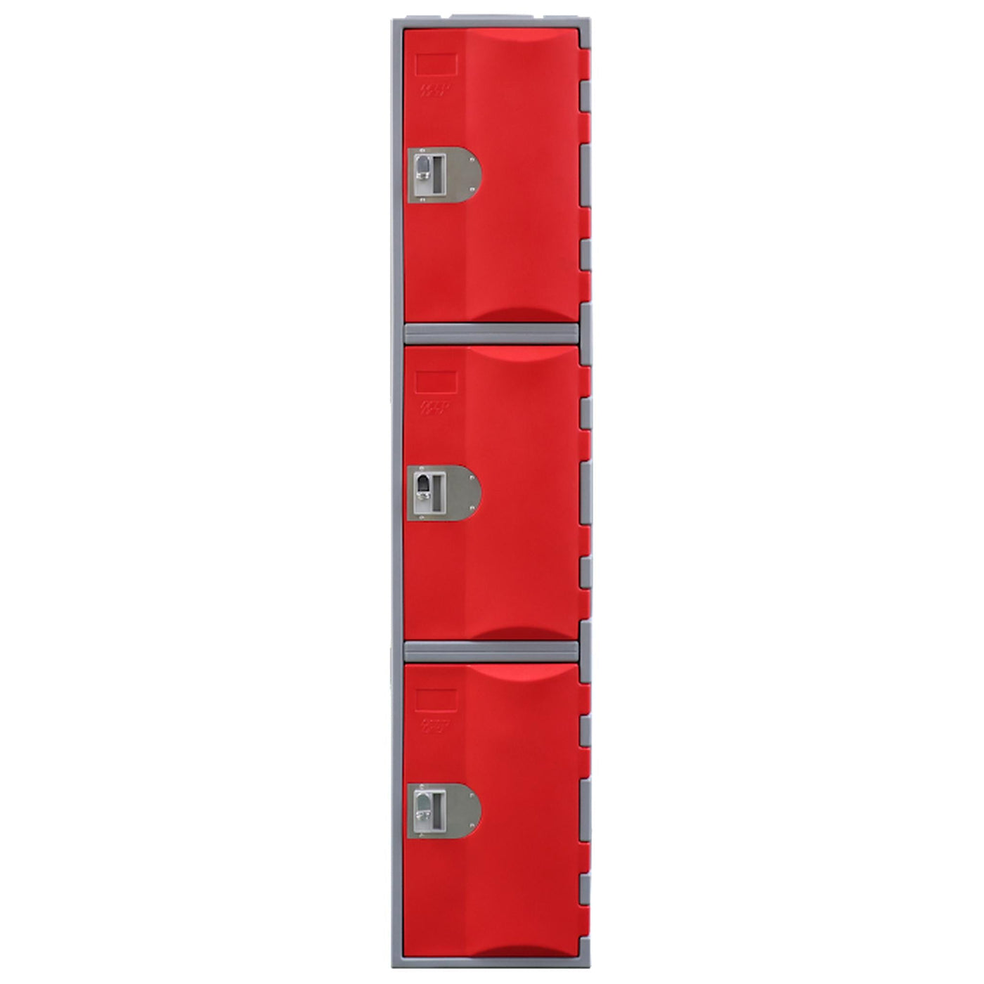 Steelco Heavy Duty Plastic Lockers 3 Tiers Full Height