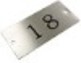 Heavy Duty Plastic Locker Number Plate - for Mini Door