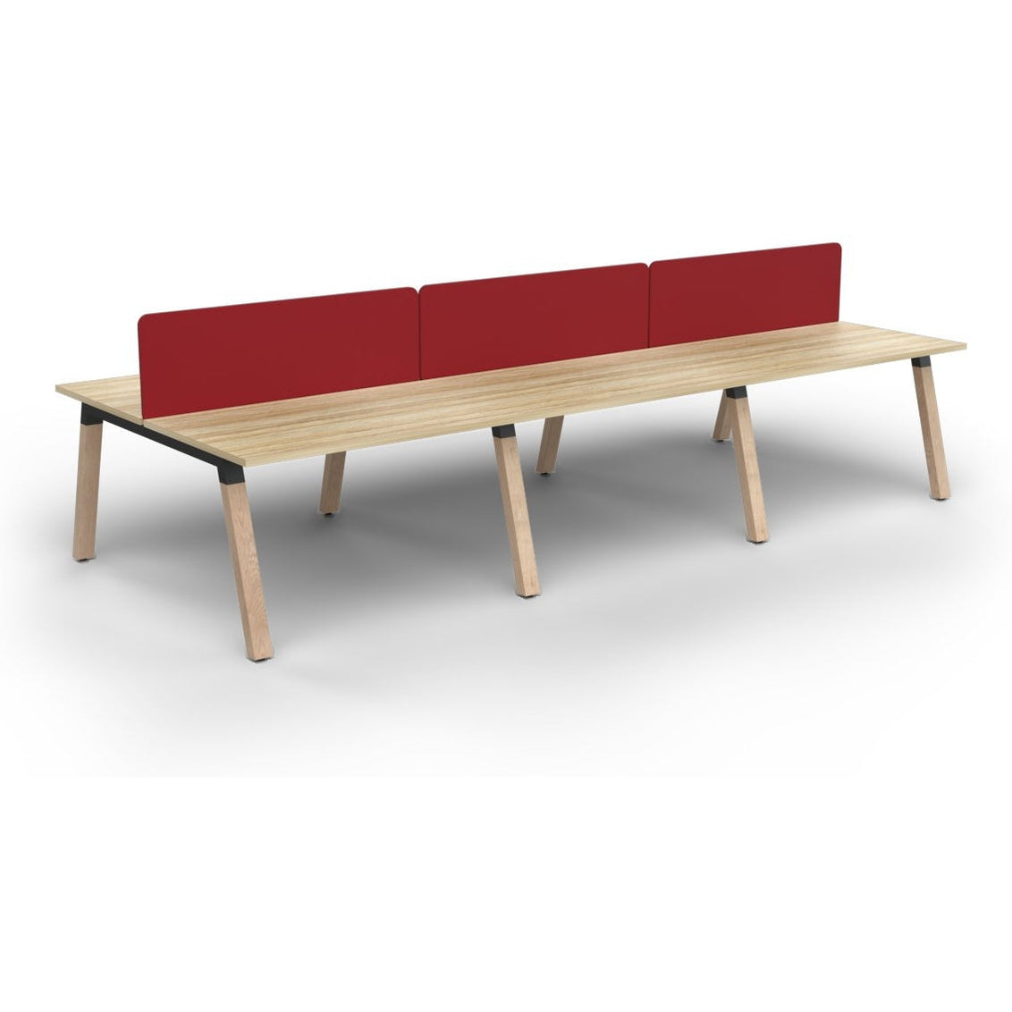 6 Person Office Workstation Desks | Elite Office Furniture