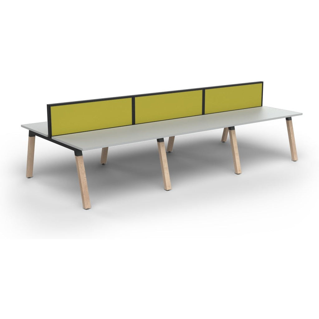 6 Person Office Workstation Desks | Elite Office Furniture