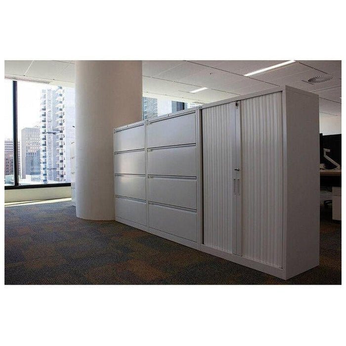 Steelco 4 Drawer + Flipper Lateral Filing Cabinet