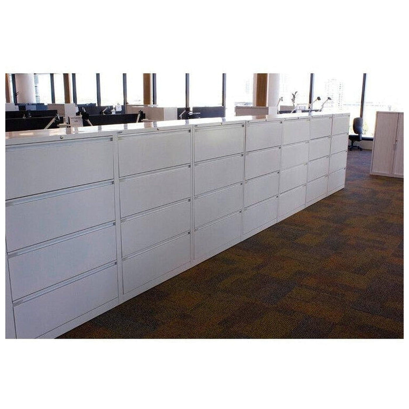 Steelco 4 Drawer + Flipper Lateral Filing Cabinet