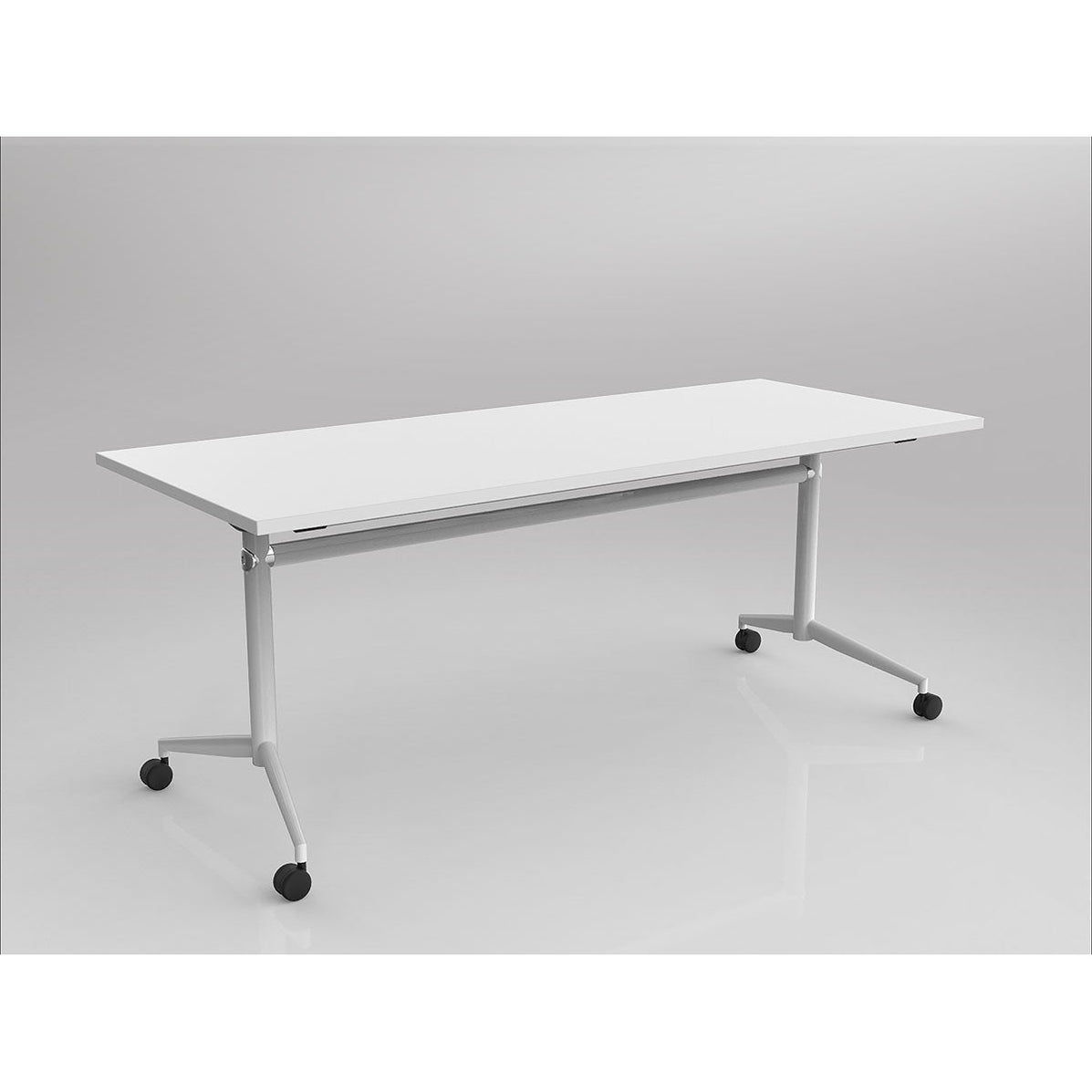 Uni Flip Top Table - White Frame